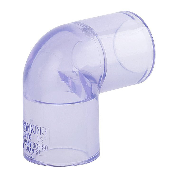 Clear PVC Elbow – PVL Plastics
