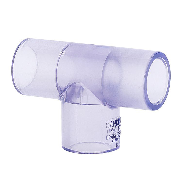 Clear PVC Tee – PVL Plastics